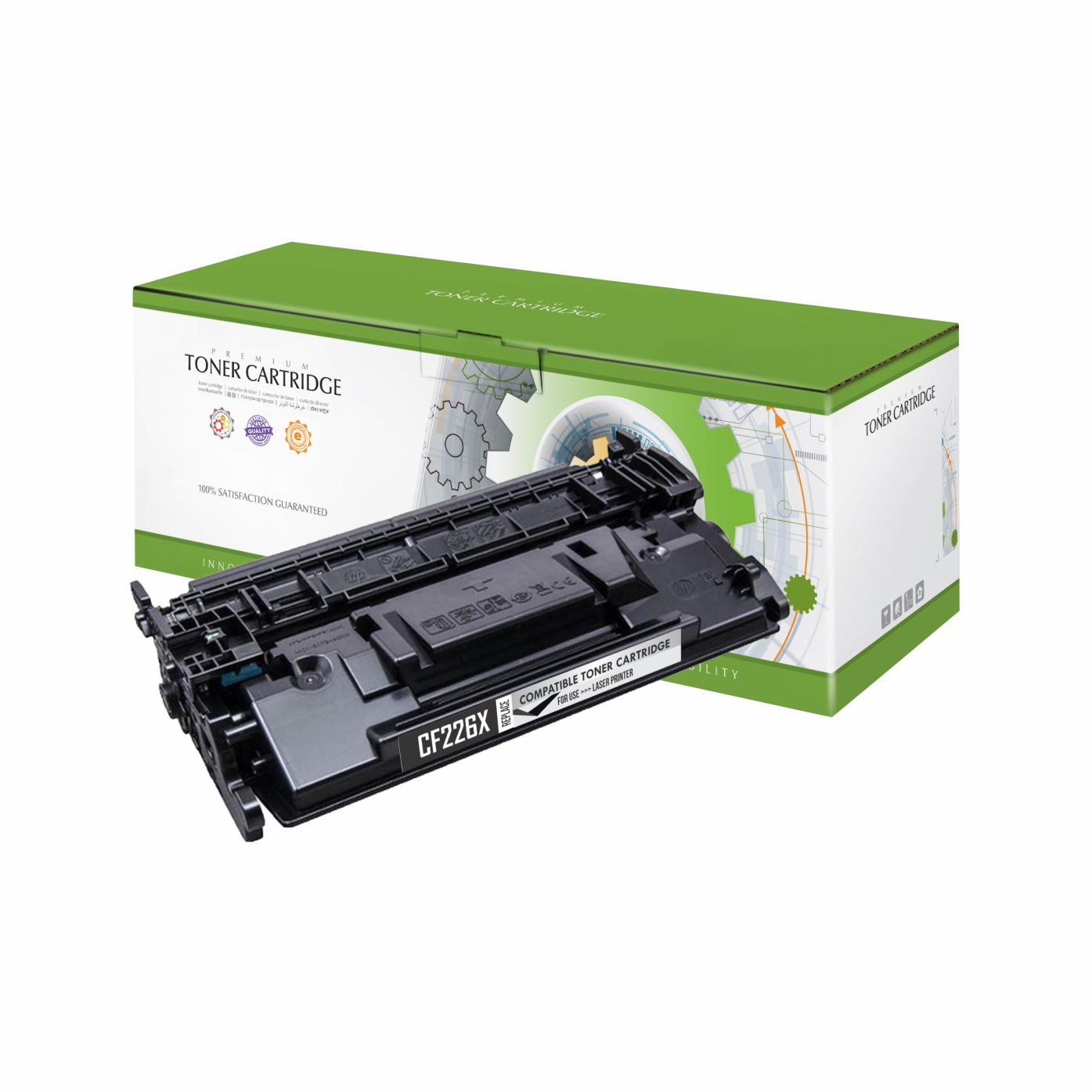 Toner Compatible de Alto desempeño Static Control HP 26X - Controlprint
