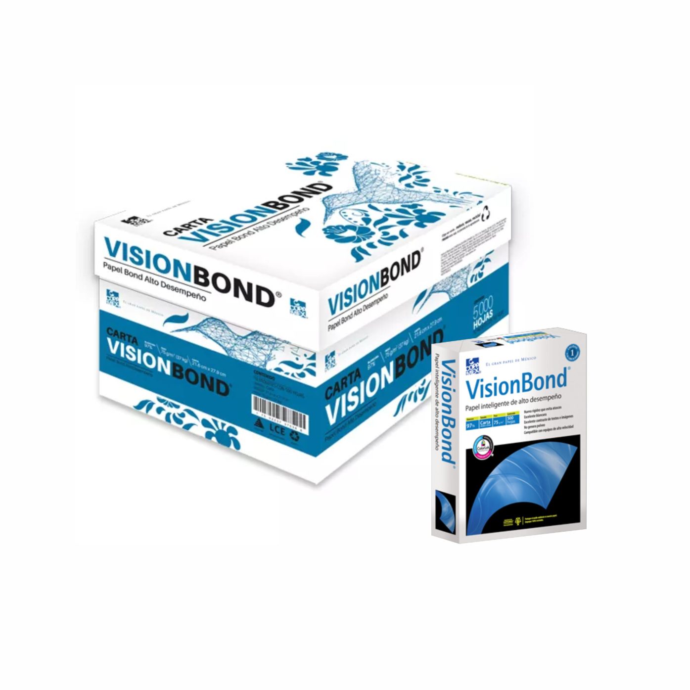 PAPEL COPIADORA VISION BOND 75 GR CARTA - Controlprint